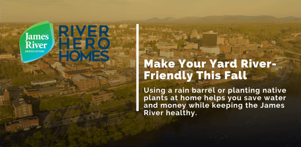 Free Rain Barrel and Native Plants Workshops in Amherst County this Fall - James River Association